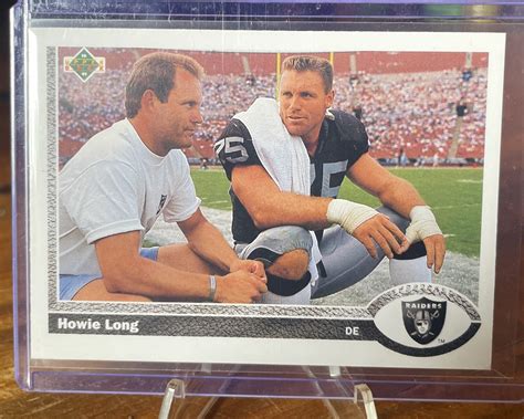 1991 Upper Deck Howie Long 289 La Raiders Hall Of Fame Ebay