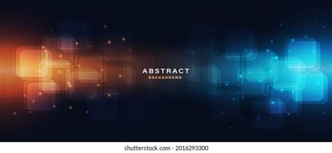 Abstract Tech Background Light Effect Digital Stock Vector Royalty Free Shutterstock