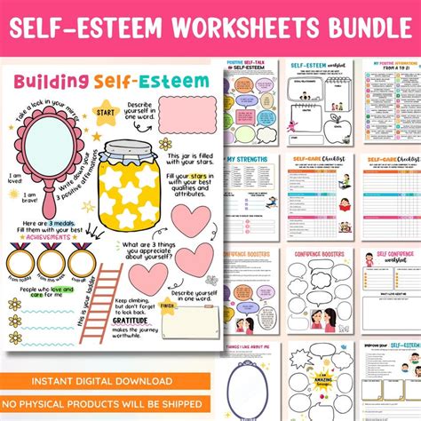 Teen Self Esteem Handout Etsy