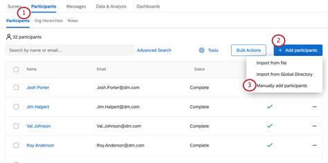 Adding And Removing Participants Ex