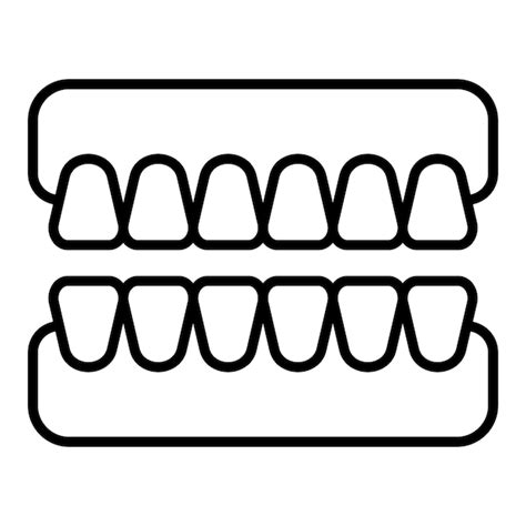 Premium Vector Teeth Icon