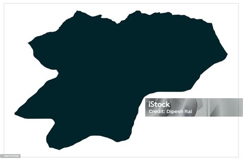 Artvin Turkey Province Map Illustration On White Background Stock
