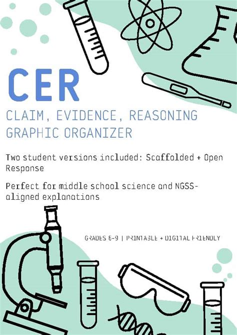 Claim Evidence Reasoning Graphic Organizer By Dempsey Murphy Tpt