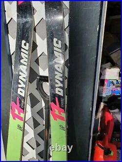 Vintage Dynamic Vr 17 Downhill Skis With Marker Bindings Skis Marker
