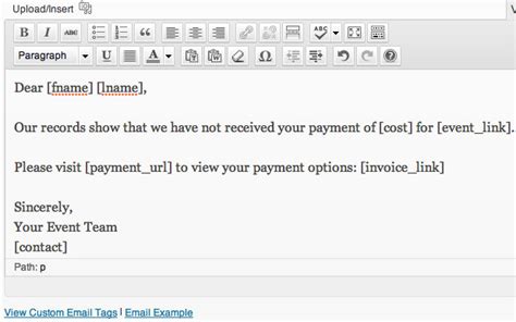 Invoice Follow Up Email Template Williamson