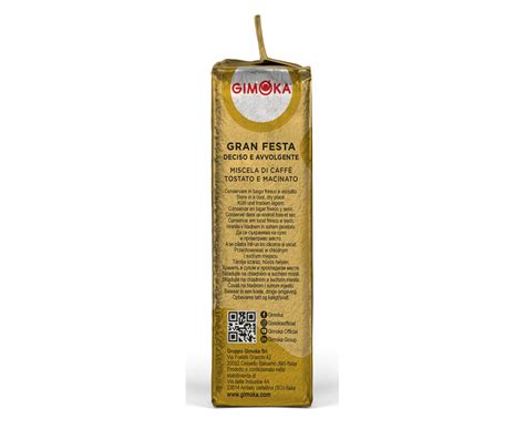 Купить Кофе молотый Гран Феста, 250 г, Gimoka (арт. CT1EHEGORO02501T) с ...
