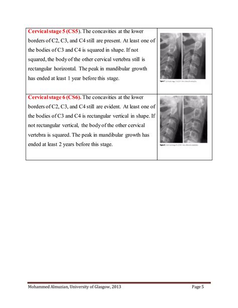 Cervical Vertebral Maturation Cvm For Orthodontists By Almuzian Docx