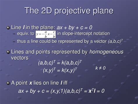 Ppt Multiple View Geometry Projective Geometry And Transformations Of 2d Powerpoint Presentation