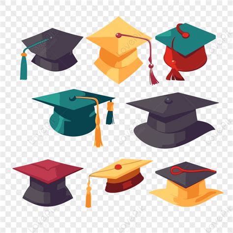 졸업 모자상표만화클립 아트 Png 일러스트 무료 다운로드 Lovepik