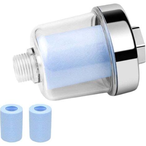 Filtro Doccia Filtro Anticalcare Da 12 Pollice Con 3 Filtri Blu Sostituibili Filtrazione