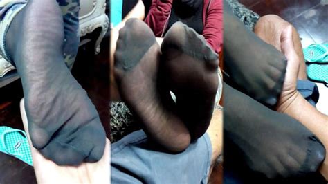 Grecia Is Back Warm Rubs And Teases In Worn Nylons Cell Captions