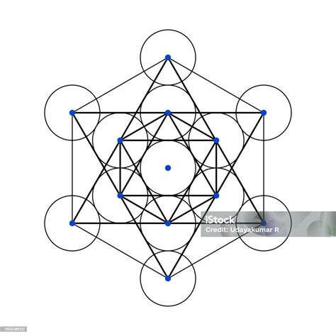 무서운 기하학 벡터 디자인 요소 이 종교 철학 및 영성의 상징입니다 복잡한 삽화가 있는 기하학의 세계 0명에 대한 스톡 벡터