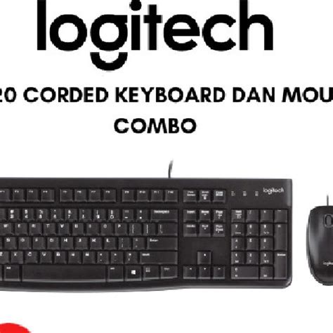 Jual Logitech Mk120 Corded Keyboard Dan Mouse Combo Di Seller Indah Komputer Tegal Alur Kota