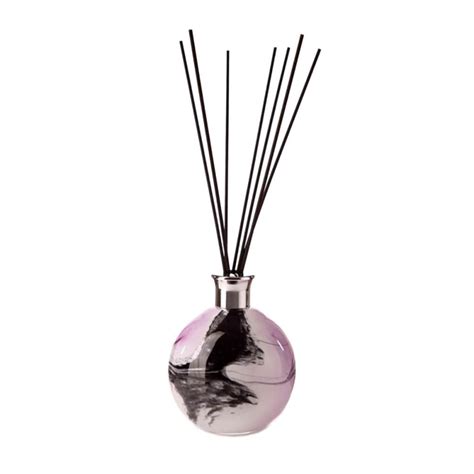 Amelia Art Glass Purple Moon Large Sphere Reed Diffuser Rez12c267