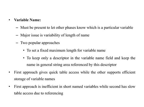 Symbol Table In Compiler Design PDF