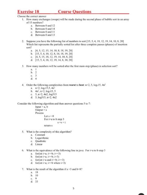 Solved Exercise 7 Arrays Write An Algorithm That Allows The
