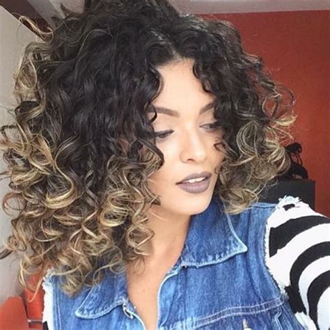 Cute Curly Ombre Ombre Hair Blonde Curly Hair Styles Curly Hair