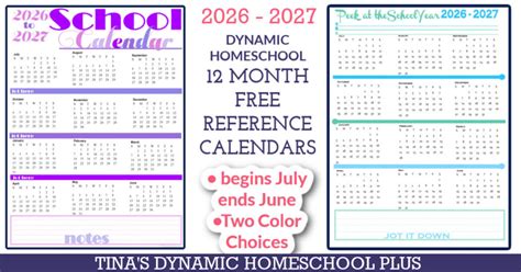 Beautiful Free Printable Yearly Calendar 2026 2027
