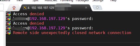 Linux Ssh Access Denied（拒绝访问）解决方案 微醺 思维印迹，言志留痕。