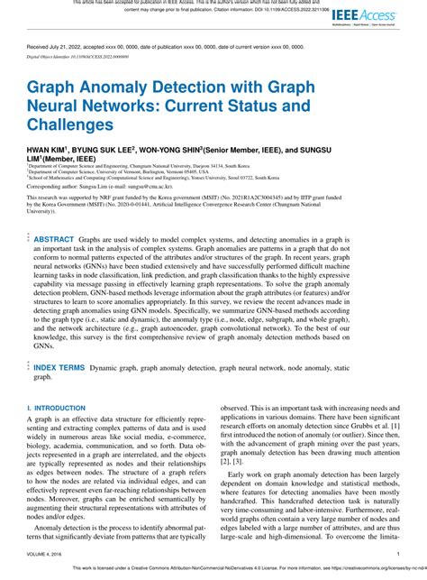 pdf graph anomaly detection with graph neural networks current