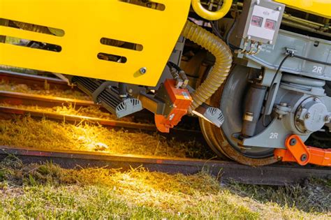 Testing Of Two Section Rail Inspection Complex Railway Supply