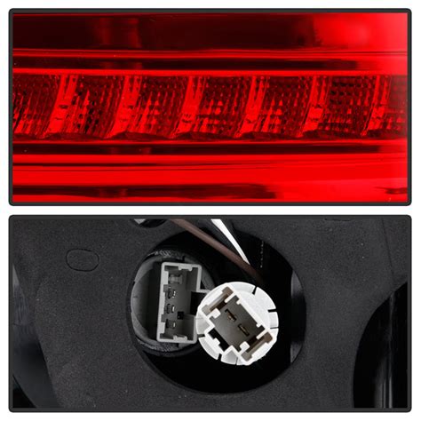Xtune Tail Lights Acura Tsx 2006 2008 W Light Bar Led Red Clear O