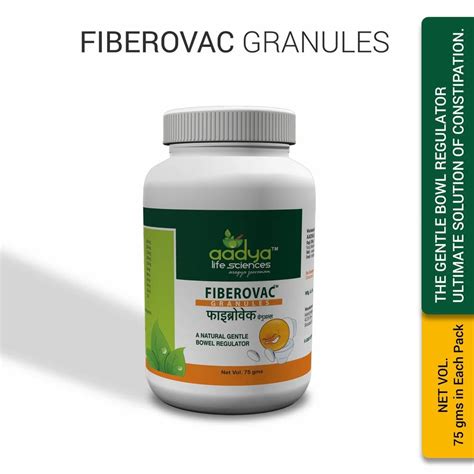 Fiberovac Anti Constipation Granules 75 Gm Packaging Type Bottle At