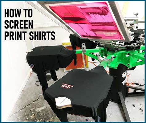 How To Screen Print Shirts T Shirt Screen Printing Ripprint