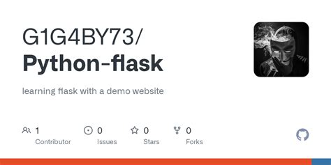Github G1g4by73python Flask Learning Flask With A Demo Website