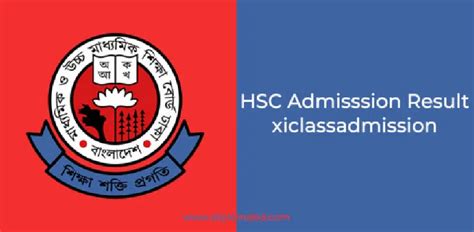Hsc Admission Result 2024 Xiclassadmission