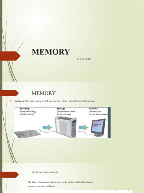 memory pdf memory long term memory