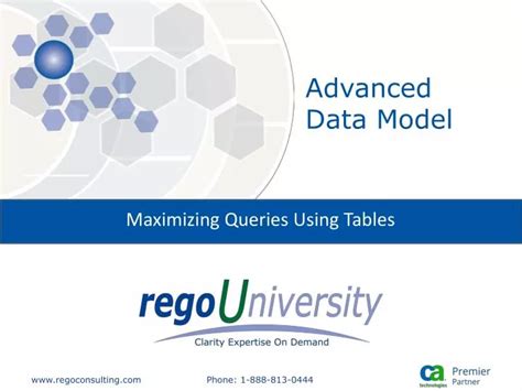ppt maximizing queries using advanced data model powerpoint