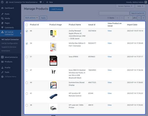 WooCommerce IceCat Plugin Product Data Enrichment WebKul