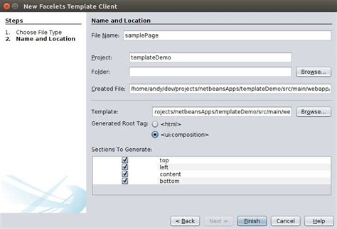 Jsf Page Templates With Facelets Rjava