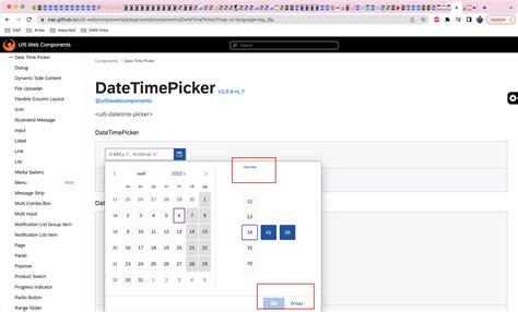 Ui Datetime Picker Component Footer Strings Not Translated Completely Issue SAP Ui