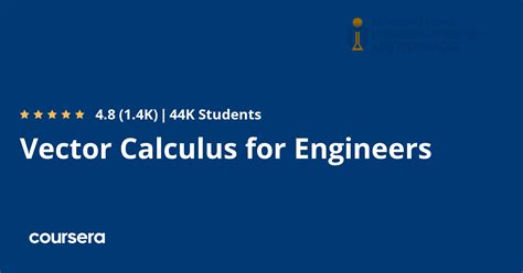 Vector Calculus For Engineers Coursera