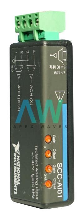 Scc Ai01 National Instruments Analog Input Module Apex Waves