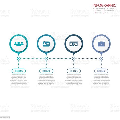 벡터 원형 화살표 인포 그래픽을 설정합니다 요소 Infographic 다이어그램 그래프 프레 젠 테이 션 및 차트 서식 파일