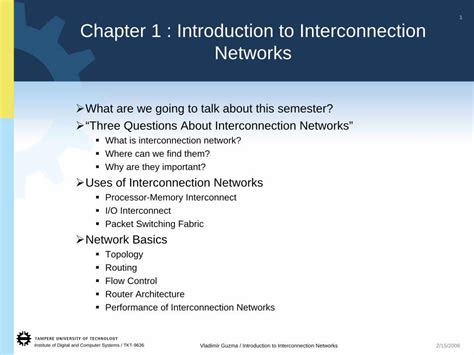pdf chapter 1 introduction to interconnection networks · · 2006 02
