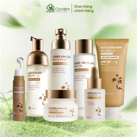 Combo Trọn Bộ Chăm Sóc Da Sâm 1700 Ngừa Lão Hoá Da Mờ Nếp Nhăn Đốm Nâu