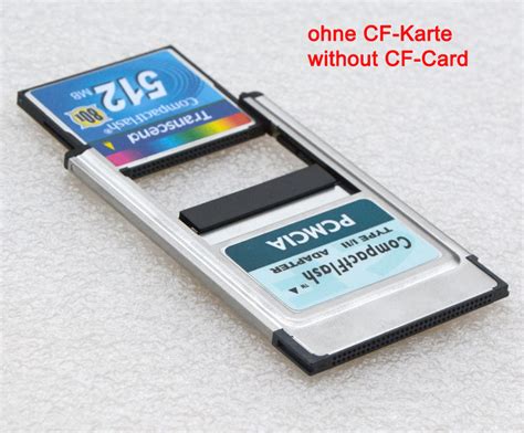 ADAPTER ADAPTER PCMCIA TYPE I II ON CF CARD COMPACT FLASH CARD CF CARD 99 EBay
