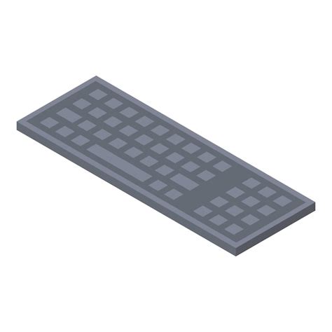 Premium Vector Keyboard Plastic Icon Isometric Of Keyboard Plastic Vector Icon For Web Design