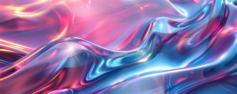 Abstract Iridescent Background Design 3d Render With A Dynamic Ripple Effect The Iridescent