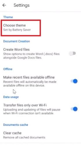 How To Enable Google Docs Dark Mode On Android Make Tech Easier