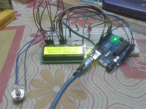 sense room temperature and display in lcd using simulink and arduino