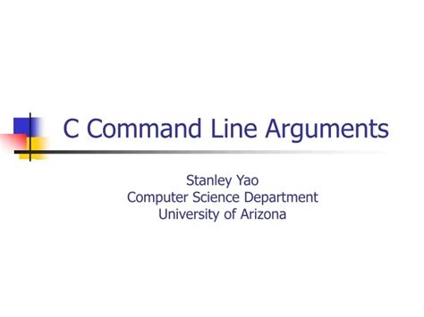 Ppt Command Line Arguments And Functions In C Powerpoint Presentation Id 9593621