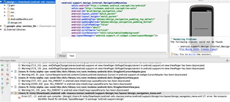 no resource identifier found for attribute layoutmanager in package