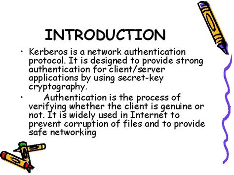 Network Security Kerberos Introduction Kerberos Is A Network