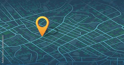 Destinations Gps Tracking Map Track Navigation Pins On Street Maps Navigate Mapping