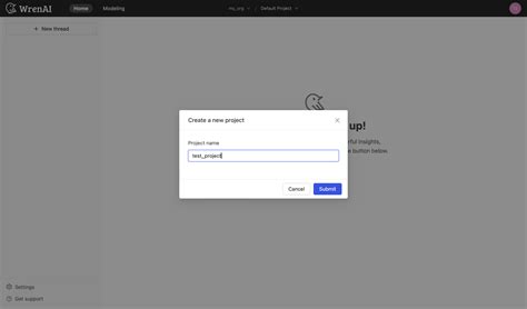 Manage Your Projects Wren Ai